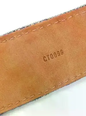 LOUIS VUITTON Monogrammed Denim Belt