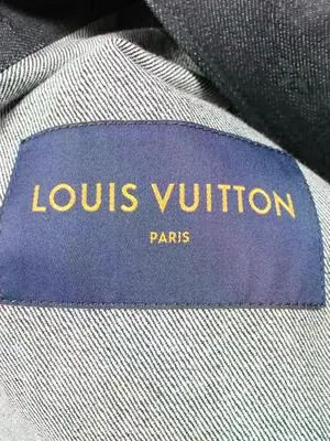 LOUIS VUITTON 2010s Shadow Monogram Denim Jacket
