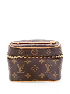 LOUIS VUITTON Nice Vanity Case Monogram Canvas Nano Pouch - Brown