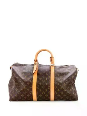 LOUIS VUITTON Keepall Bag Monogram Canvas 45 Satchel