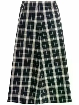 Woolrich Tartan-print A-line Skirt - Blue