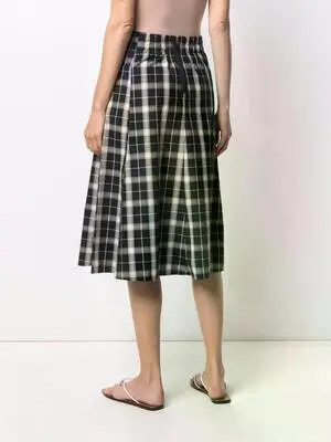 Woolrich Tartan-print A-line Skirt