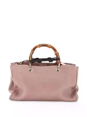 Gucci Bamboo Shopper Leather Medium Tote Bag