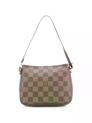 LOUIS VUITTON Trousse Make Up Bag Damier Pouch - Brown