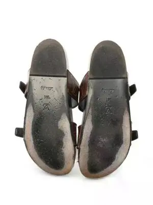 LOUIS VUITTON 2017 Monogram Bondia Flat Sandals