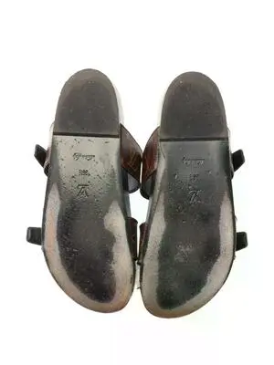 LOUIS VUITTON Monogram Canvas Bondia Flat Sandals