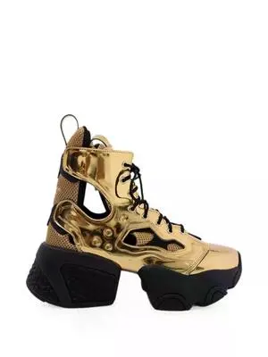 REEBOK Instapump Fury Cut-out Sneakers - Gold