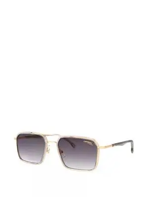 Carrera Eyewear Square-frame Double-bridge Sunglasses - Gold