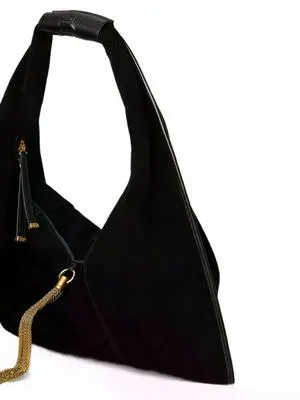 TWINSET Chain-tassel Leather Bucket Bag