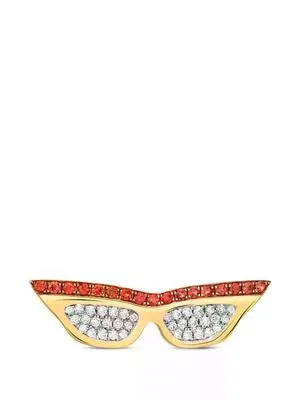 EDINA KISS 18k Yellow Sapphire And Diamond Pendant - Gold