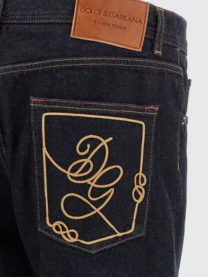 Dolce & Gabbana Regular Fit Straight-leg Jeans - Blue