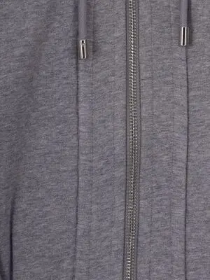 Sportmax Zipped Cotton Hoodie