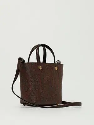 Etro Essential Mini Paisley Cotton Tote Bag With Shoulder Strap