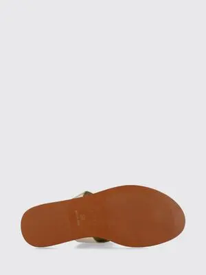 Manebí Flat Metallic Thong Sandals