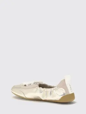 Chloé Metallic Ballerina Trainers