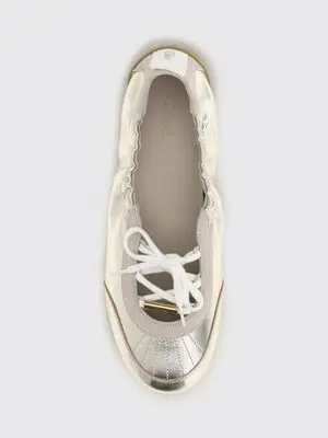 Chloé Metallic Ballerina Trainers