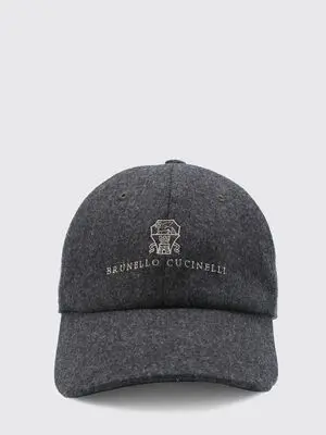 Brunello Cucinelli Brunello Cucinelli Felted Baseball Cap Dark