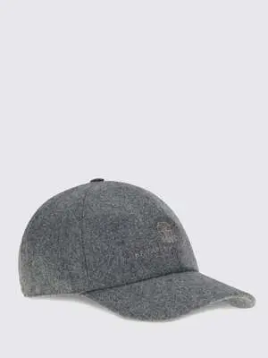 Brunello Cucinelli Felted Baseball Cap - Grey