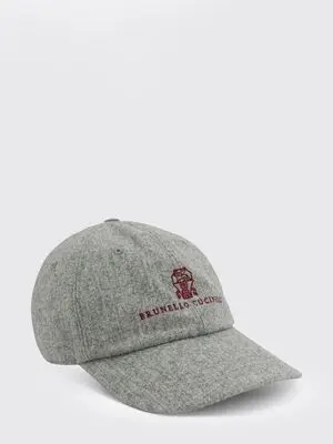 Brunello Cucinelli Felted Baseball Cap - Red