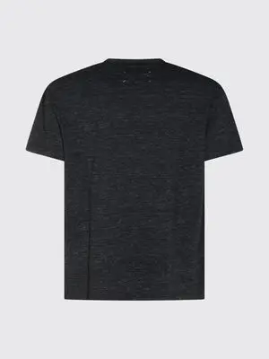 MAISON MARGIELA Graphic Logo Print Cotton Crewneck T-shirt - Charcoal