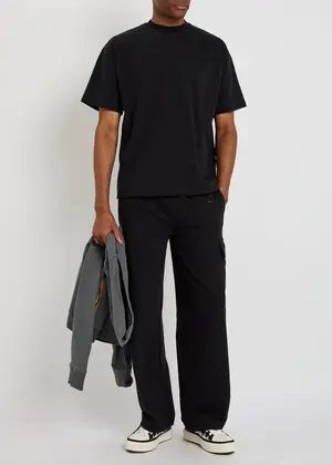 AN-Y1 Stretch-cotton Cargo Sweatpants