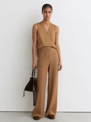 REISS V-neck Shell Top
