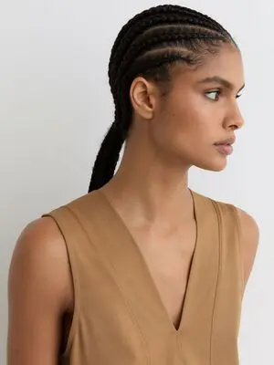 REISS V-neck Shell Top