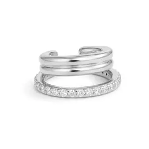 HYE JANE JEWELRY Hye Jane Trio Ear Cuff - Silver