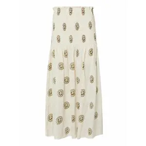 PAR Y ESCALA SL Bee Long Skirt - White