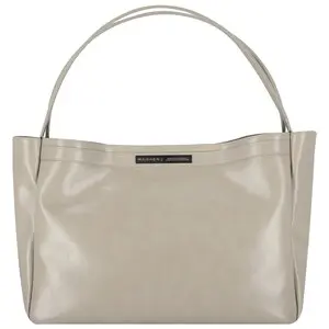 Marhen.j Neutrals Casey Vegan Leather Oatmeal - Black