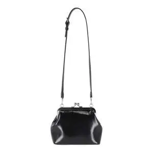 Marhen.j Black / Silver Sally Vegan Leather Black - Black/silver