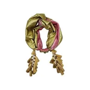 JULIA CLANCEY Dusky Chacha Turban Twist - Pink