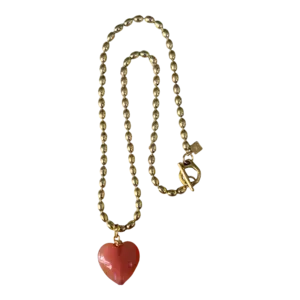 SCCOLLECTION Bacio Necklace Peach - Pink