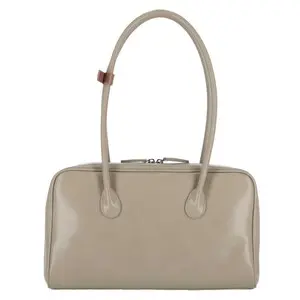Marhen.j Neutrals Lara Vegan Leather Oatmeal - Black
