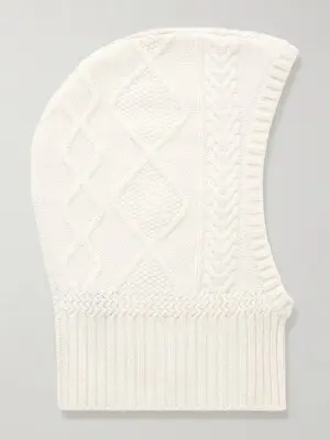 Arch4 Cable-knit Cashmere Balaclava