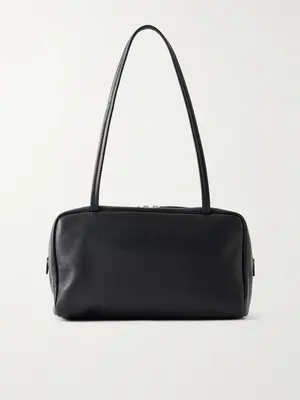 THE ROW Astra Leather Shoulder Bag - Black