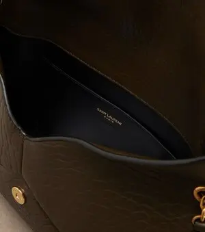Saint Laurent Cassandre Large Leather Shoulder Bag