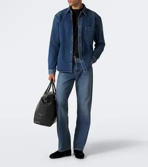 Saint Laurent Cassandre Denim Shirt