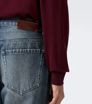 Dries Van Noten Faded Straight Jeans