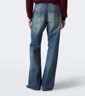 Dries Van Noten Faded Straight Jeans