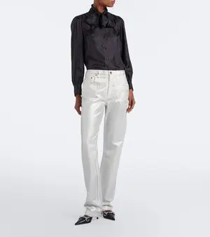Gucci Low-rise Wide-leg Jeans