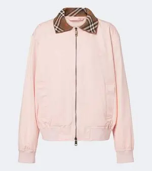 Burberry Check Cotton Blouson Jacket