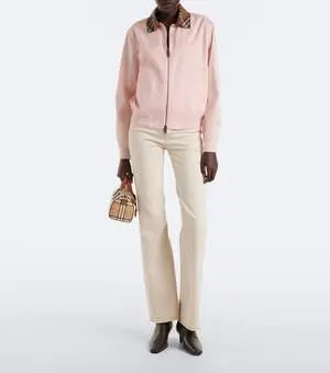 Burberry Check Cotton Blouson Jacket