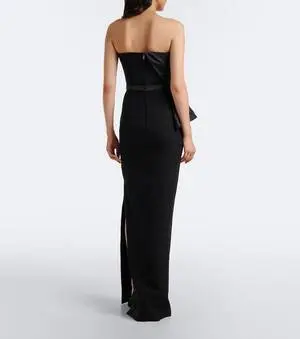 Safiyaa Kasia Draped Crepe Gown