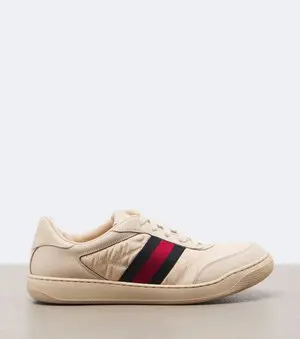 Gucci Screener Web Stripe Sneakers