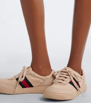 Gucci Screener Web Stripe Sneakers