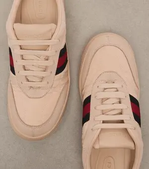 Gucci Screener Web Stripe Sneakers