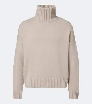 LISA YANG Olai Cashmere Turtleneck Sweater - Beige