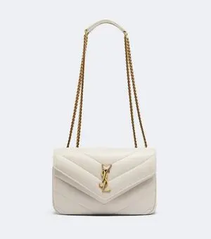 Saint Laurent Loulou Small Leather Shoulder Bag