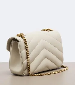 Saint Laurent Loulou Small Leather Shoulder Bag